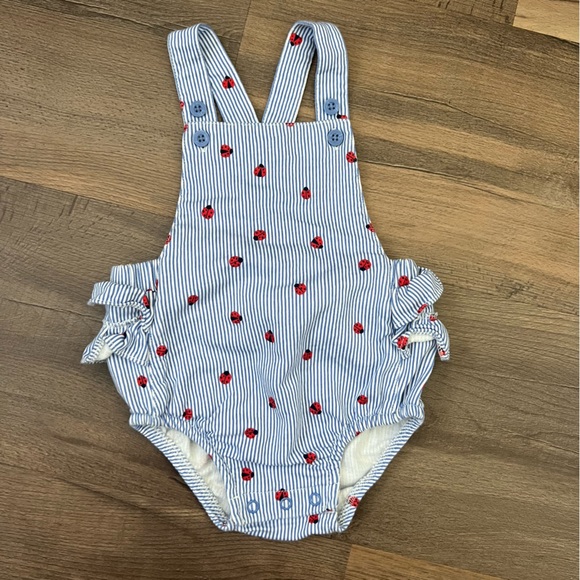 Carter's | Bottoms | 52 Carters Toddler Girls Stripe Ruffle Bottom ...